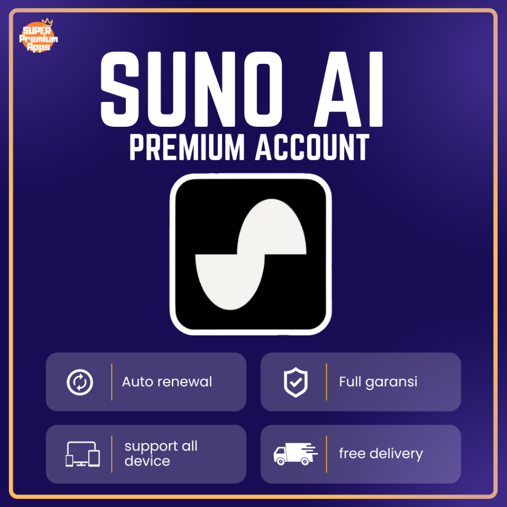 Jual [PRIVATE] SUNO AI V4 Premier Plan | AI Music Creator | 1 Bulan | Shopee Indonesia