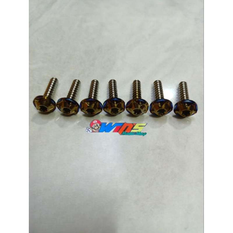 Jual Baut cover filter titanium It Salaya | Shopee Indonesia