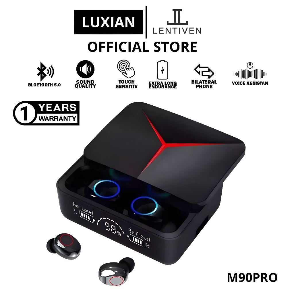 Jual LUXIAN LENTIVEN TWS Bluetooth Gaming Headset Earphone Wireless ...