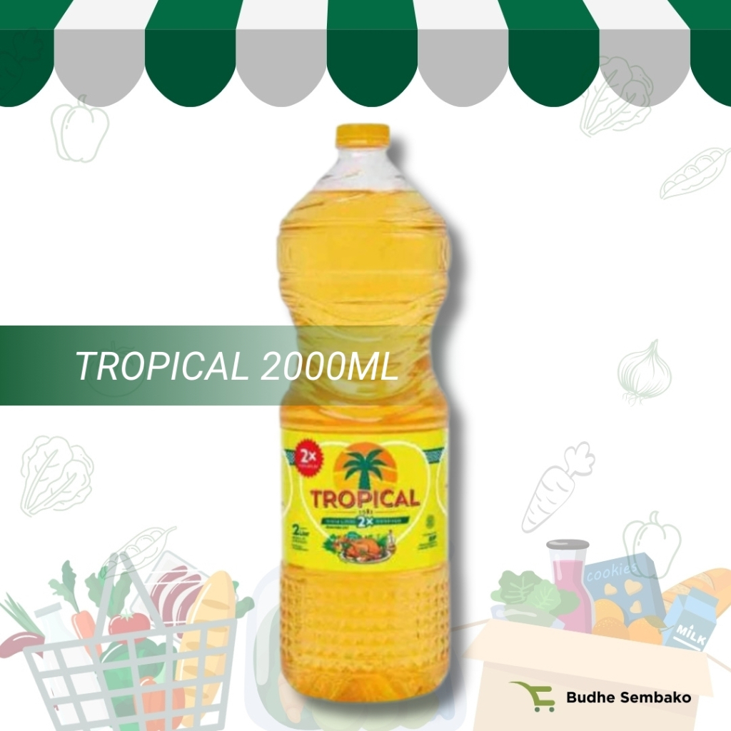 Jual TROPICAL MINYAK GORENG BOTOL 2000ML | Shopee Indonesia