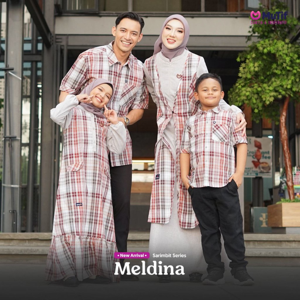 Jual MUTIF Sarimbit Keluarga 2025 MELDINA - DANAR RED SKIN | Shopee ...