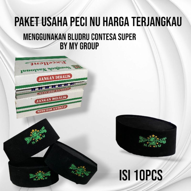 Jual PROMO!!! Peci Songkok NU bhn Contesa Super floking per box Isi 10 ...