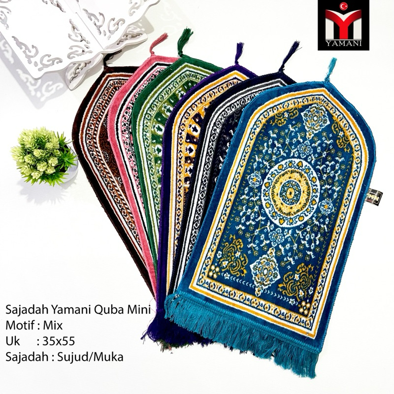 Jual YAMANI - Sajadah Sujud Qubah Spigel Mix Motif Premium Quality ...