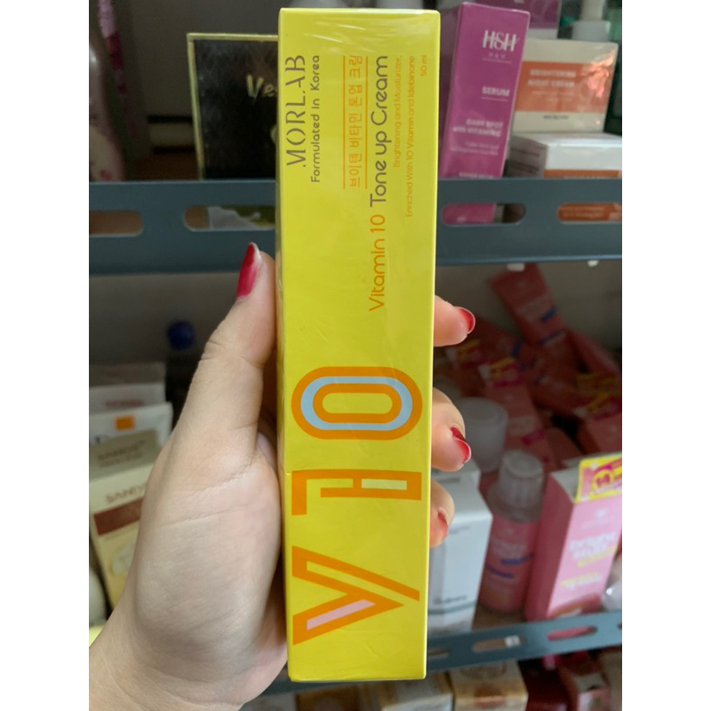 Jual Tone Up Cream (exp11.27) Morlab v10 Vitamin 10 Tone Up Cream 50ML ...