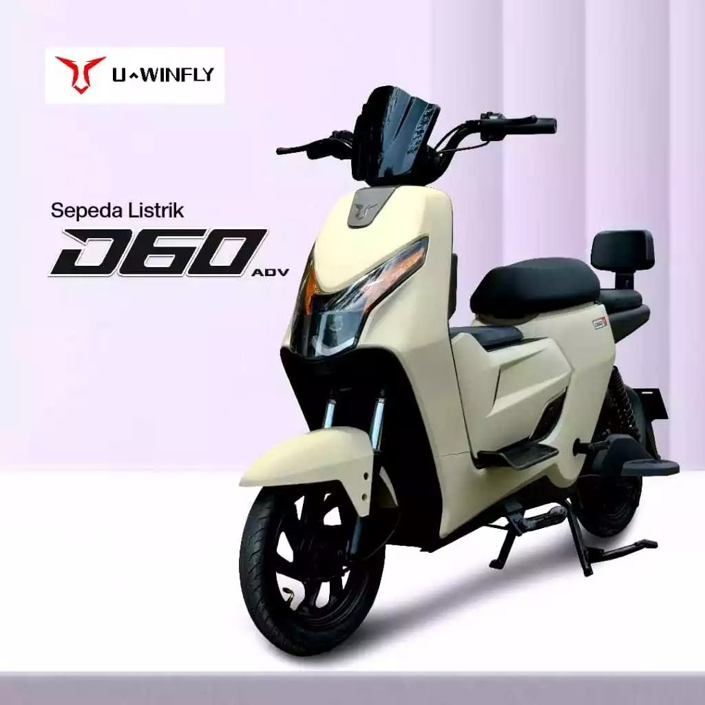 Jual SEPEDA LISTRIK UWINFLY D60 / D70 / D75 / M60 / D65 ADV 450 WATT / ZEKROM 300 BATERAI SLA ...