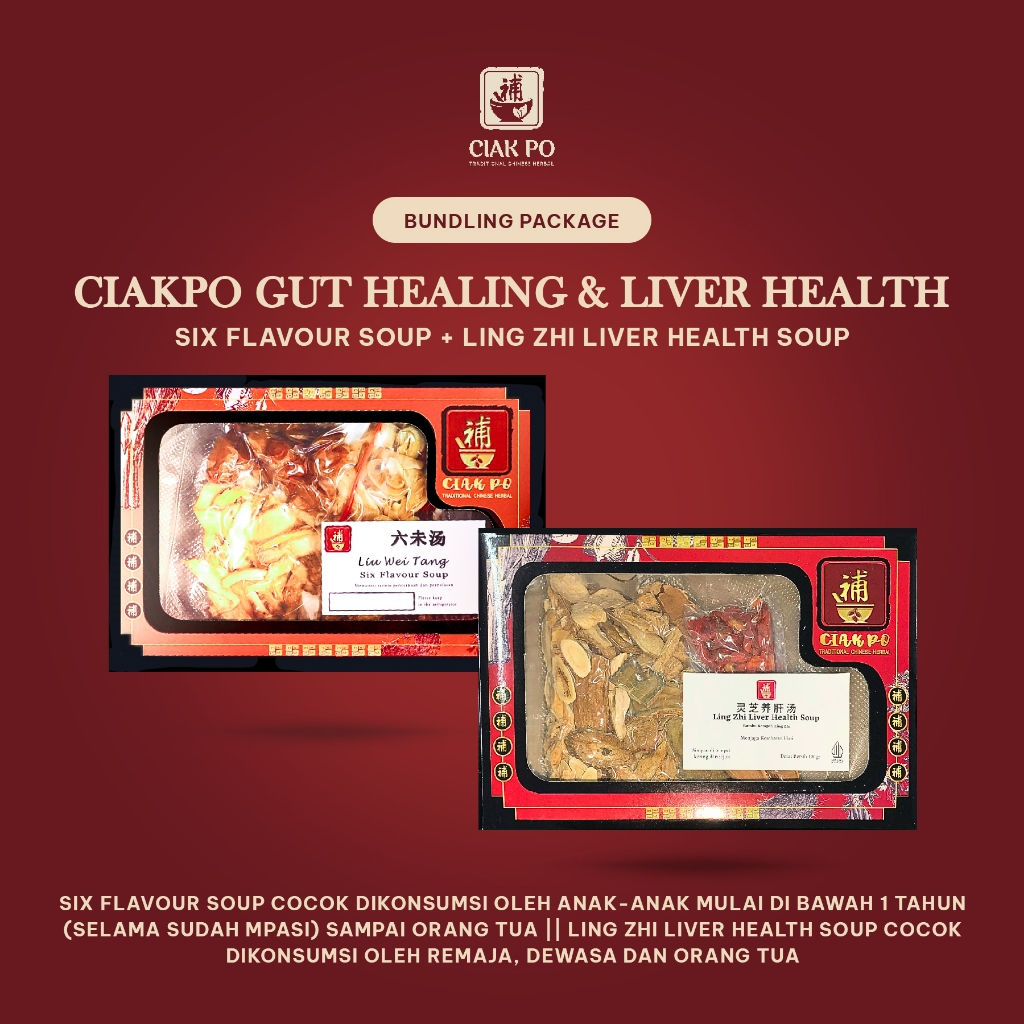 Jual Ciak Po - Bundling Gut Healing & Liver Health (Six Flavour Soup ...