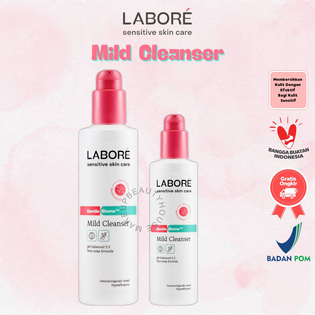 Jual LABORE GentleBiome Mild Cleanser 100ml | 225ml - Gentle Face Wash ...