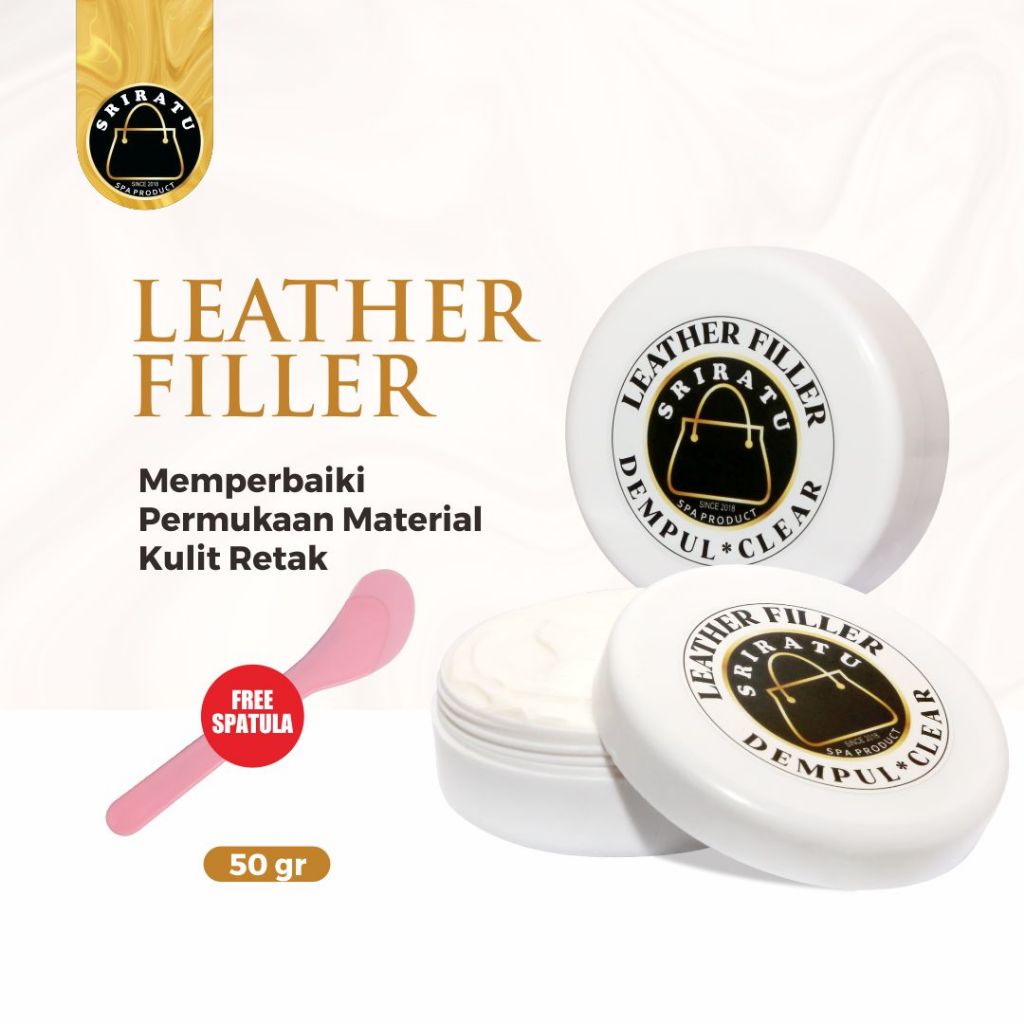 Jual Sriratu Dempul Kulit - Dempul Transparan/Clear - Dempul Tas Kulit ...