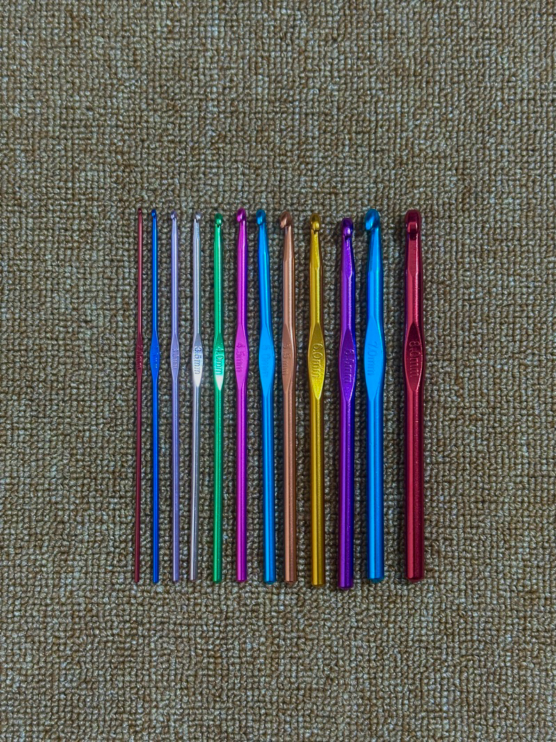 Jual HAKPEN JARUM RAJUT ALUMUNIUM | HOOK RAJUT | Shopee Indonesia