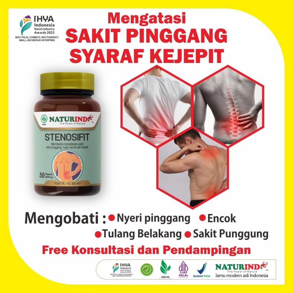 Jual Saraf Kejepit Sakit Pinggang Tulang Belakang Bokong Tangan Leher ...