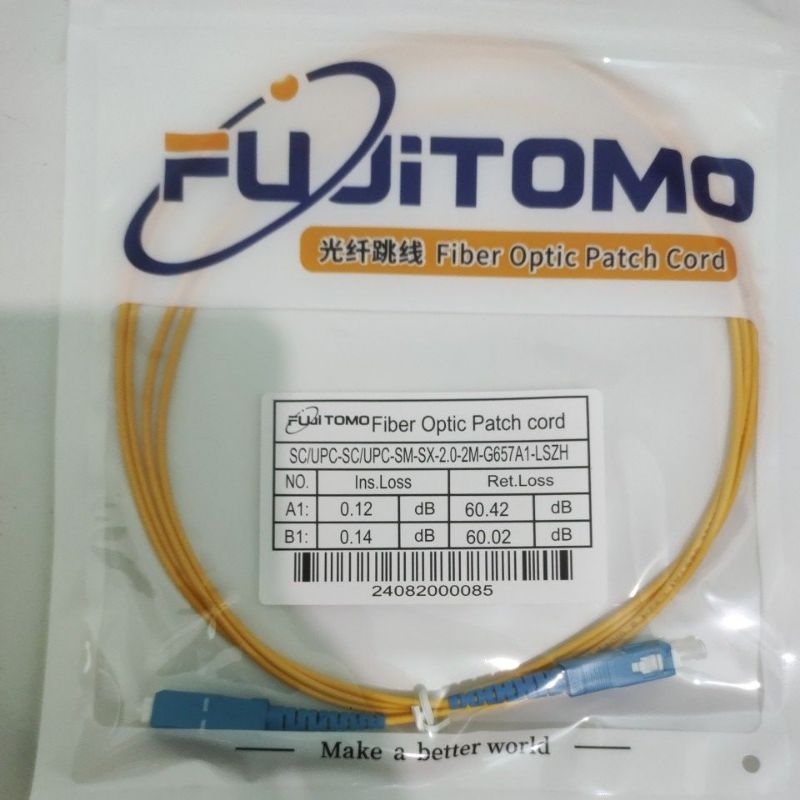 Jual Fujitomo Patchcore yellow 2mm - 3m, 2m, 1m | Shopee Indonesia