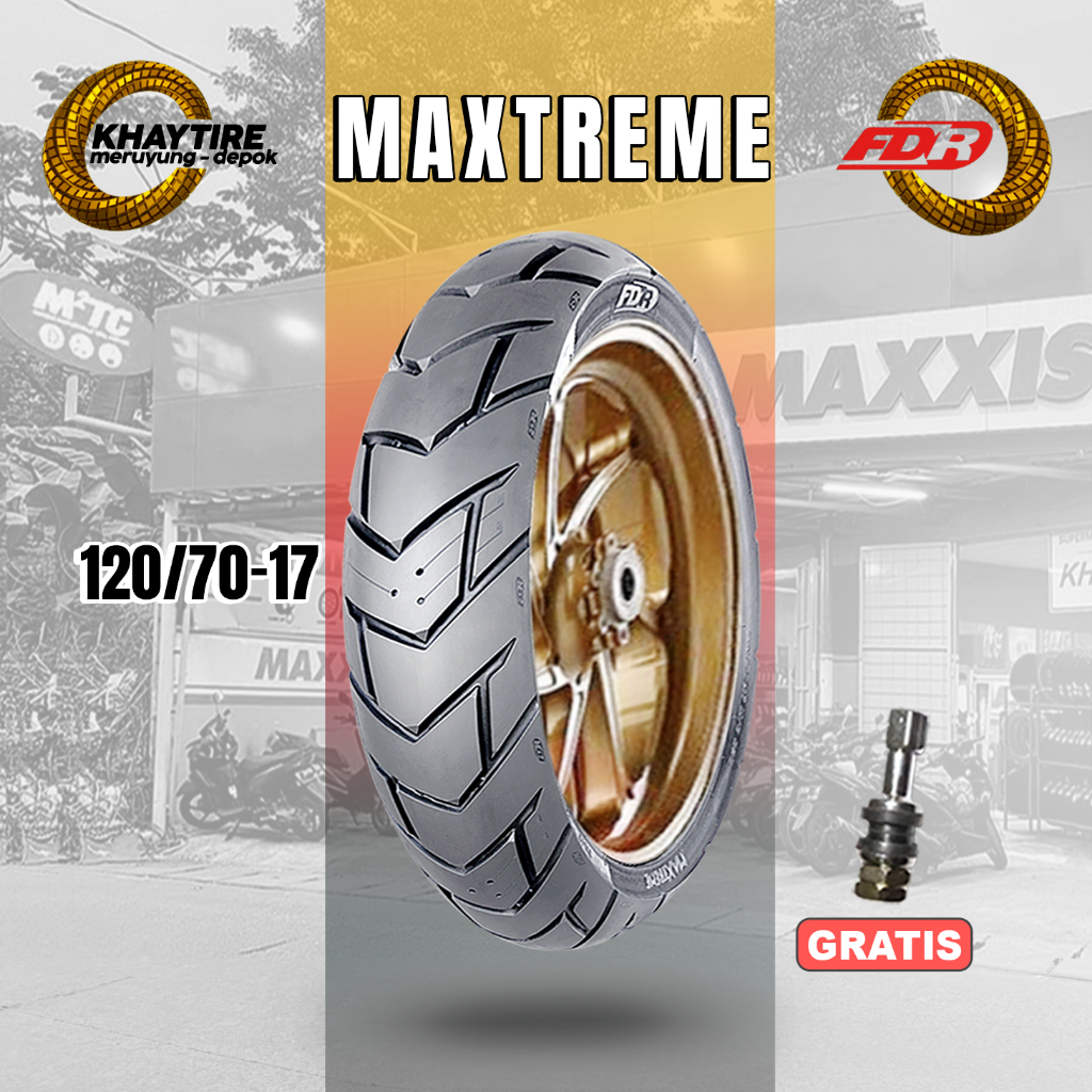 Jual Ban Motor Sport - Supermoto FDR MAXTREME 120/70 Ring 17 Tubeless ...