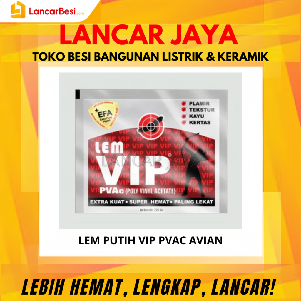 Jual Lem Putih VIP VPAc Avian Brands 725g | Shopee Indonesia