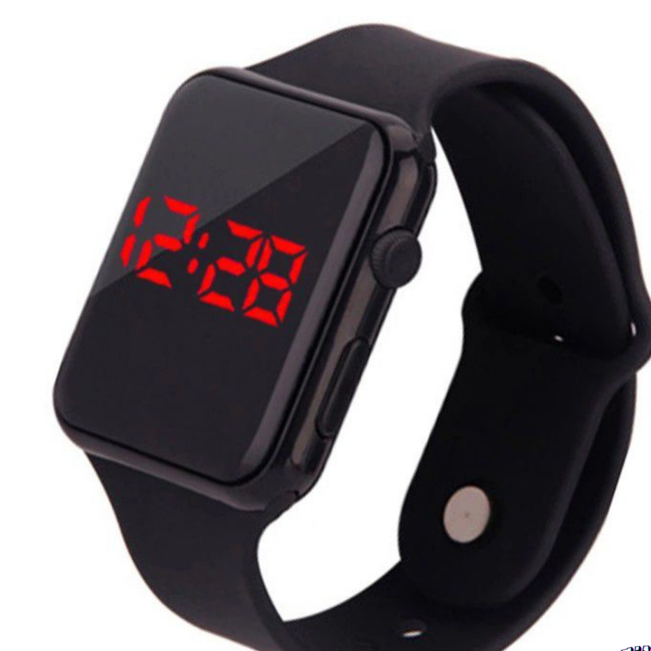 Jual Jam Tangan Digital Led Display / Fashion Led Strap Rubber Unisex ...