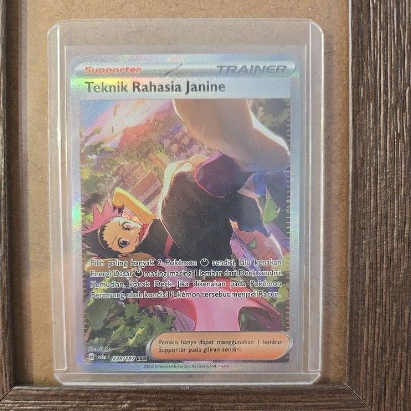 Jual Teknik Rahasia Janine SAR TRAINER CARD TCG POKEMON INDONESIA ...