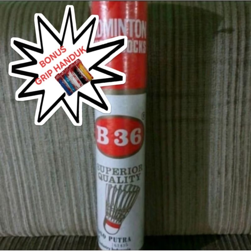 Jual Shuttlecock bola Badminton Garuda kok B36 merah GRATIS GRIP HANDUK ...