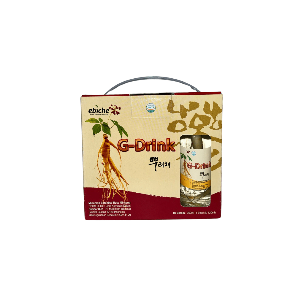 Jual Korean Ginseng (G-Drink 3 Botol) | Shopee Indonesia