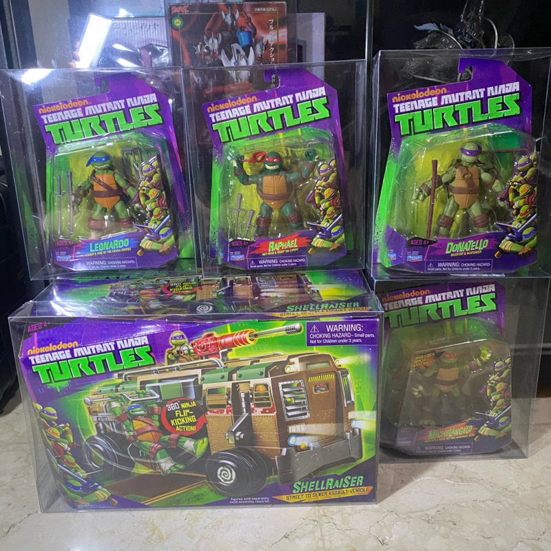 Jual Playmates TMNT Shellraiser Leonardo Raphael Donatello Michelangelo ...