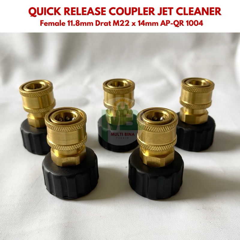 Jual Quick Release Coupler Kuningan For Jet Cleaner Female 11.8mm Drat ...