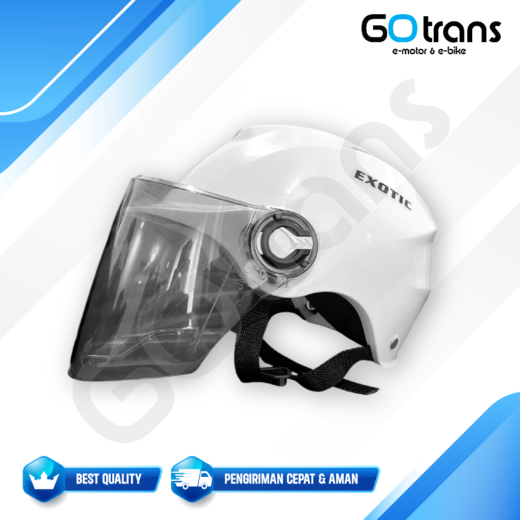 Jual Gotrans Helm Sepeda Listrik Exotic Pacific Universal EEP-A100-TF ...