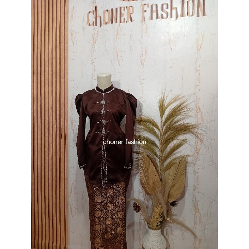 Jual choner one set kurung melayu rok songket senada dgn atasannya ...