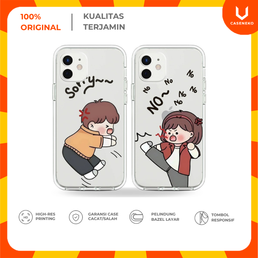 Jual Couple Phone Case Cowok Cewek Lucu Chibi Casing HP 1 | Shopee ...