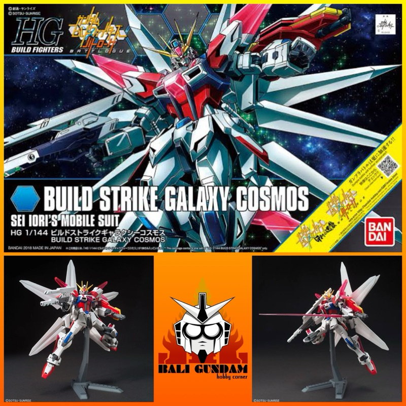 Jual HG 1/144 GAT-X105B/GC BUILD STRIKE GALAXY COSMOS Bali Gundam Hobby Corner Bandai Original ...
