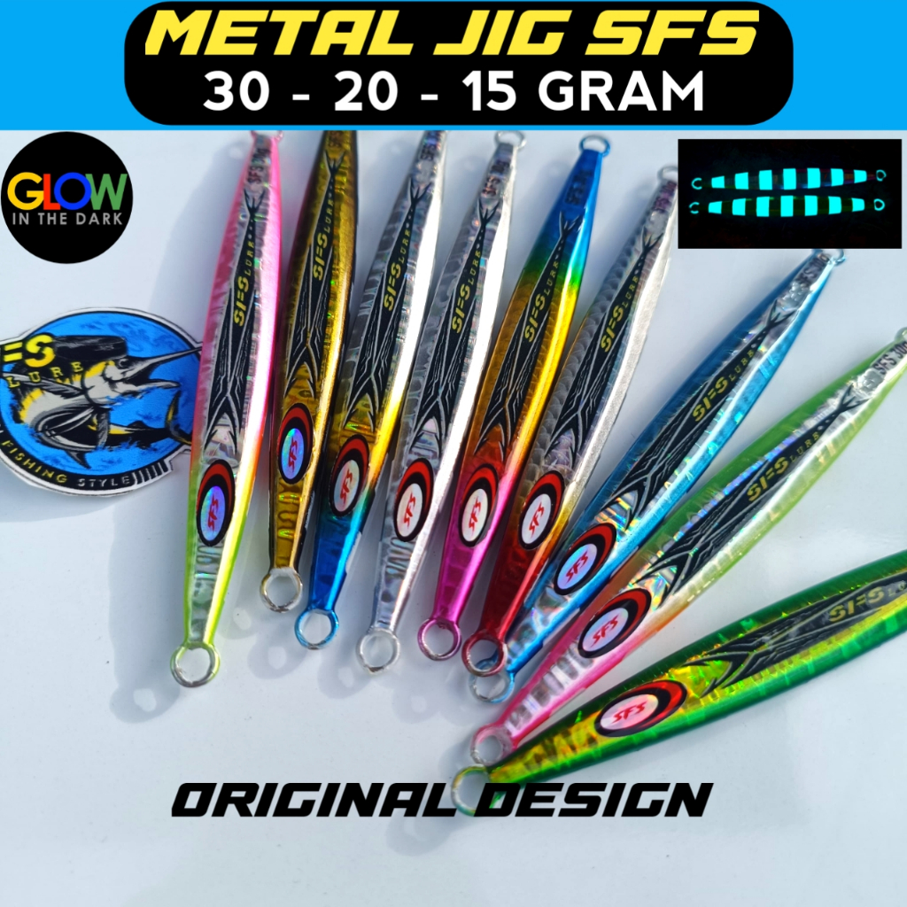 Jual Metal jig 30gram 20gram 15gram metal jig micro jig assist hook 20gram metal jig metal jig ...