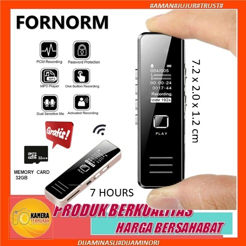 Jual Perekam Suara Mini Tersembunyi Voice Recorder Alat Sadap Penyadap ...
