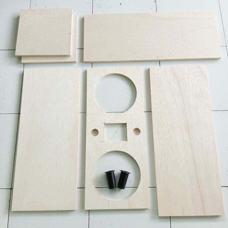 Jual potongan box speaker 8 inch double dan tweeter triplek 12mm ...