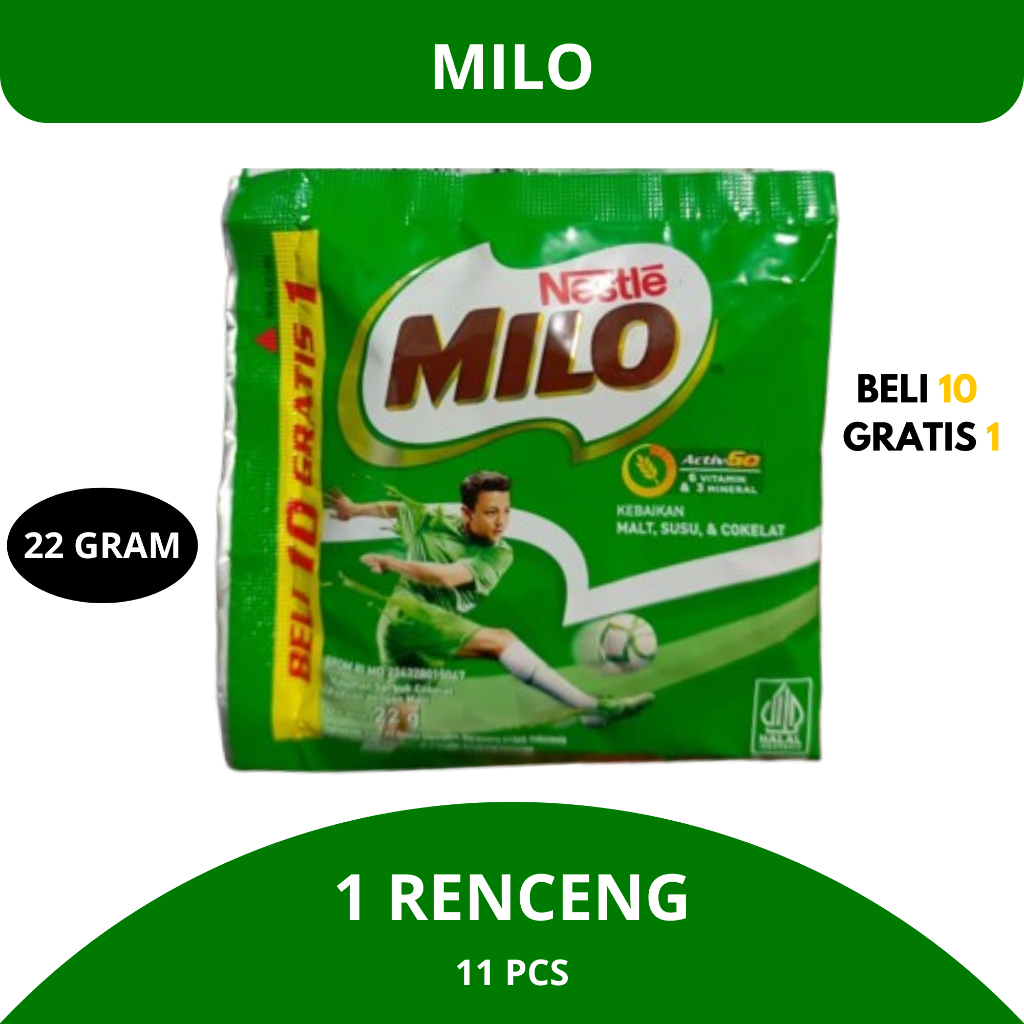 Jual NESTLE MILO Active-Go RASA COKLAT - 1 RENCENG (11 PCS) | Shopee ...