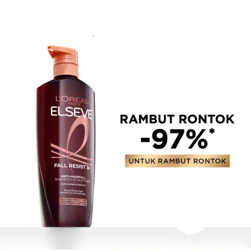 Jual Loreal Paris Elseve Fall Resist 3X Anti Hairfall 620ml | Shopee ...