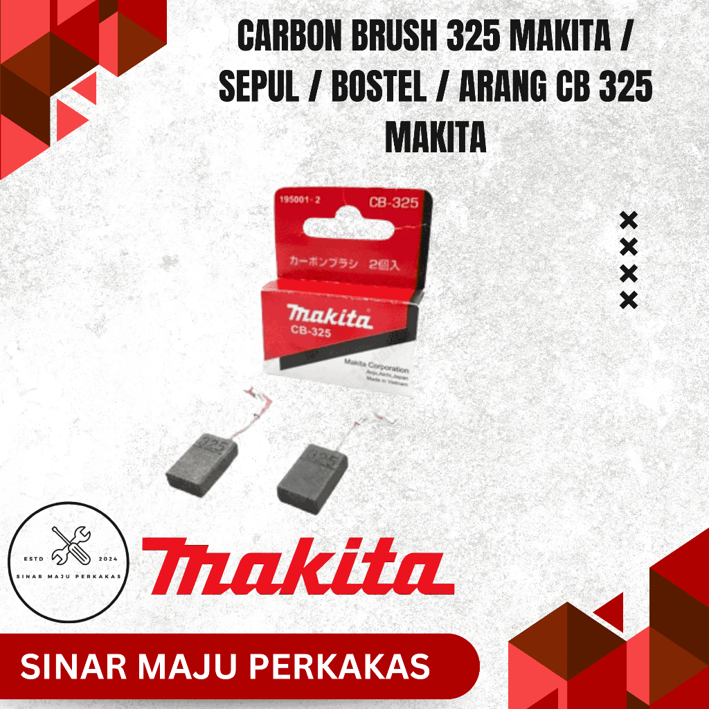Jual Carbon Brush 325 Makita / Sepul / Bostel / Arang CB 325 Makita ...