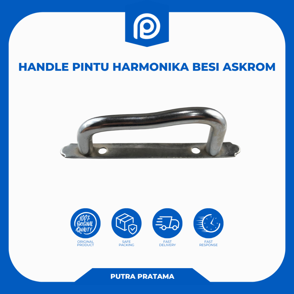 Jual HANDLE PINTU HARMONIKA BESI ASKROM | Handle Pintu harmonika Handle ...
