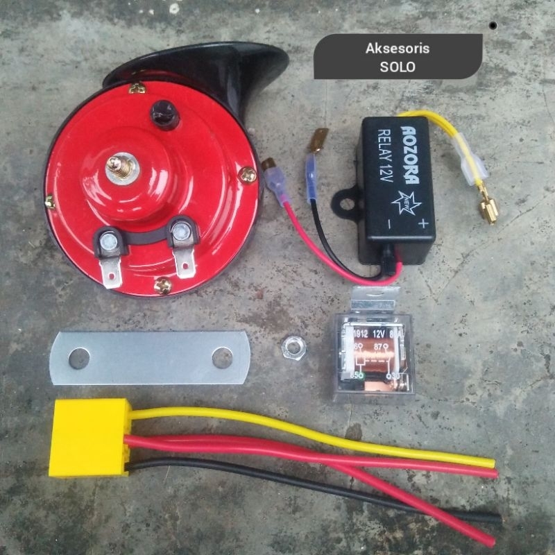 Jual Paket Klakson Keong + Modul Putus Putus 12 Volt | Shopee Indonesia