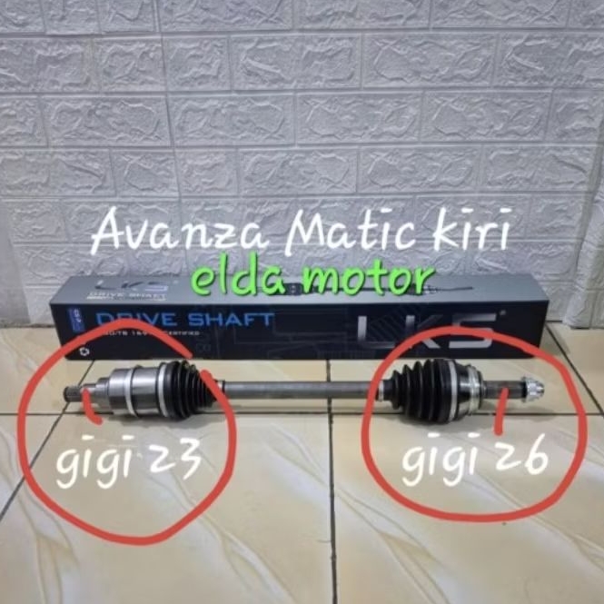 Jual Drive Shaft CV Joint Assy As Roda Komplit Luar Dalam All New Avanza Matic 2023 sebelah Kiri ...