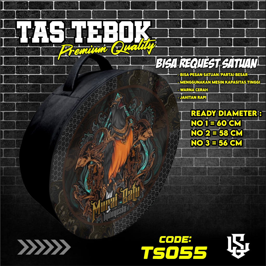 Jual tas tebok murai motif MURAI BATU INDONESIA ransel gendong jinjing ...