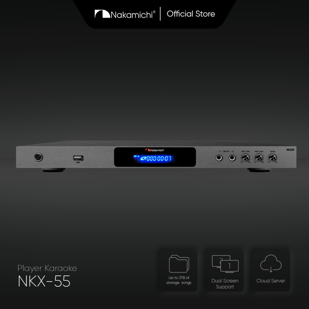 Jual Nakamichi NKX-55 Smart Karaoke Player, Cloud Update, Dual Screen ...