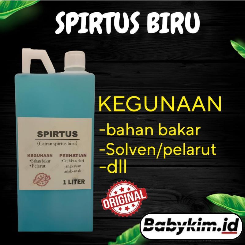 Jual Spirtus Biru/Bahan Bakar Spirtus/Cairan Pembakar/Spirtus 1L ...
