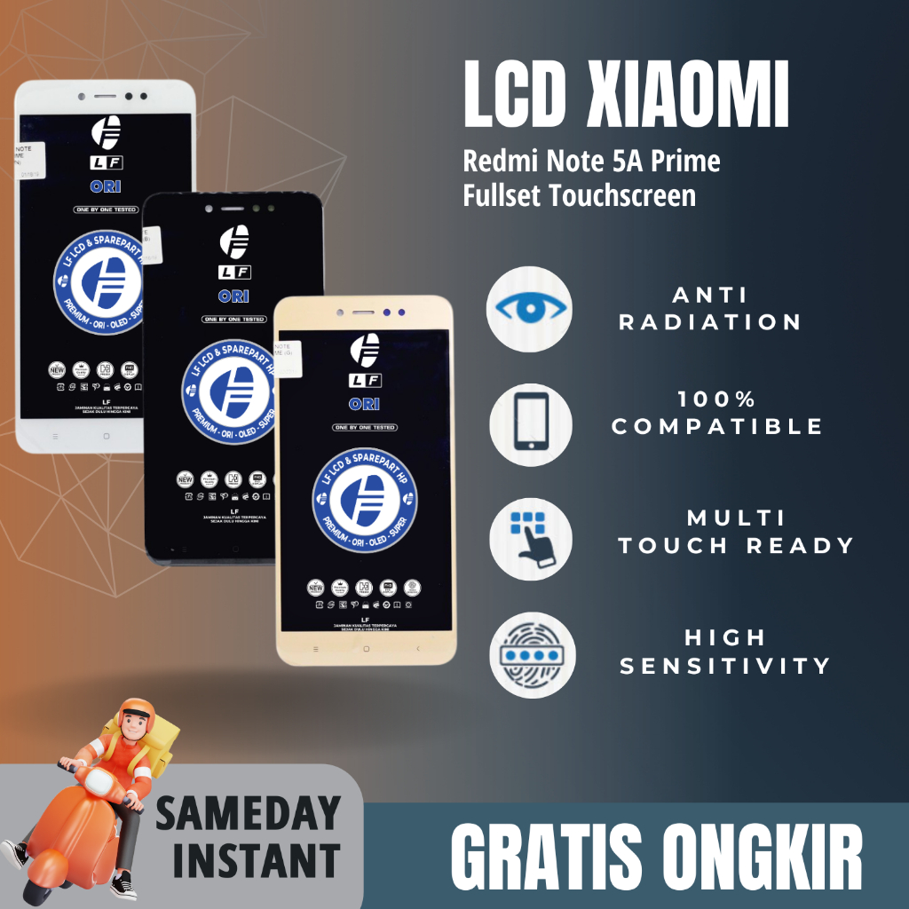 Jual LF - (GARANSI LEM) LCD Xiaomi Redmi Note 5A Prime Fullset ...