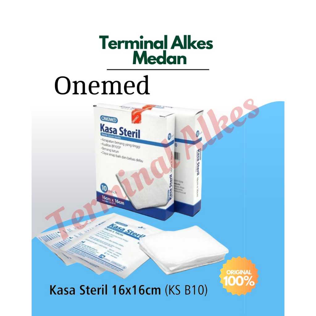 Jual Kasa Steril OneMed 16x16cm / Gauze Swab Steril | Shopee Indonesia