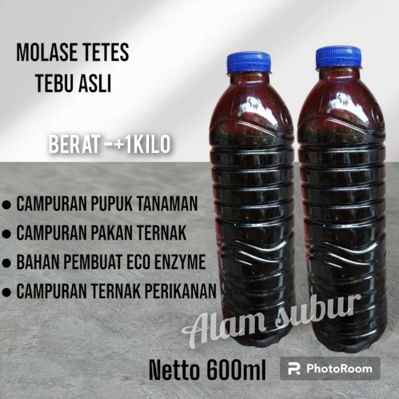 Jual molase tetes tebu asli/tetes tebu murni -+ 1kg.molase tetes tebu ...