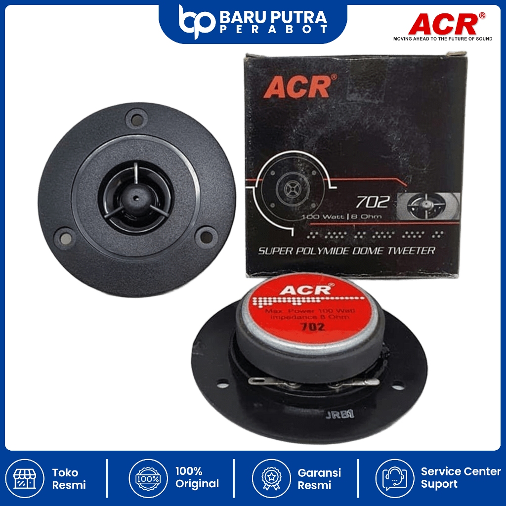Jual Tweeter ACR 702 - Super Polymide Dome Tweeter ACR-702 (Harga ...