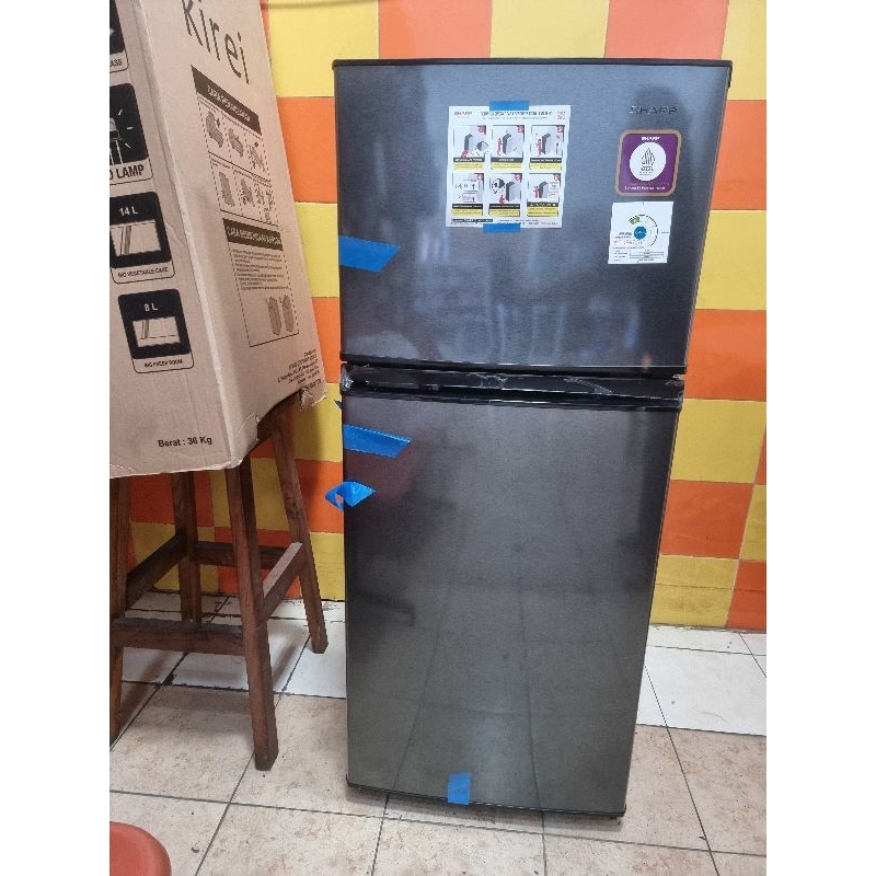 Jual Sharp lemari es 2 pintu SJ-195MD | Shopee Indonesia
