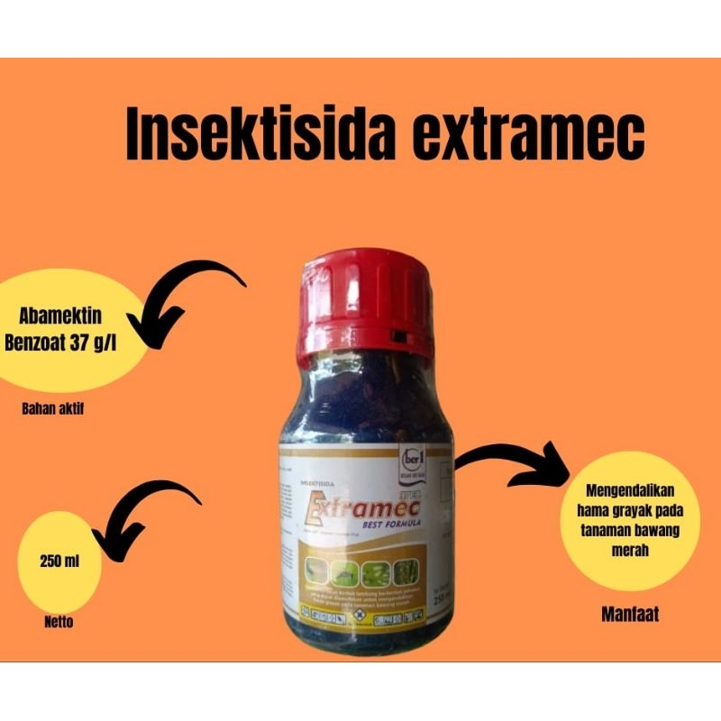 Jual INSEKTISIDA EXTRAMEX 37 EC INSEKTISIDA ABAMECTIN 250 ML | Shopee ...