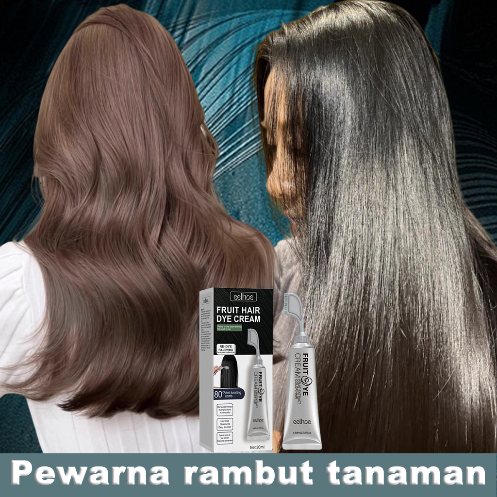 Jual Pewarna rambut coklat tua Pewarna rambut hitam Pewarna rambut ...