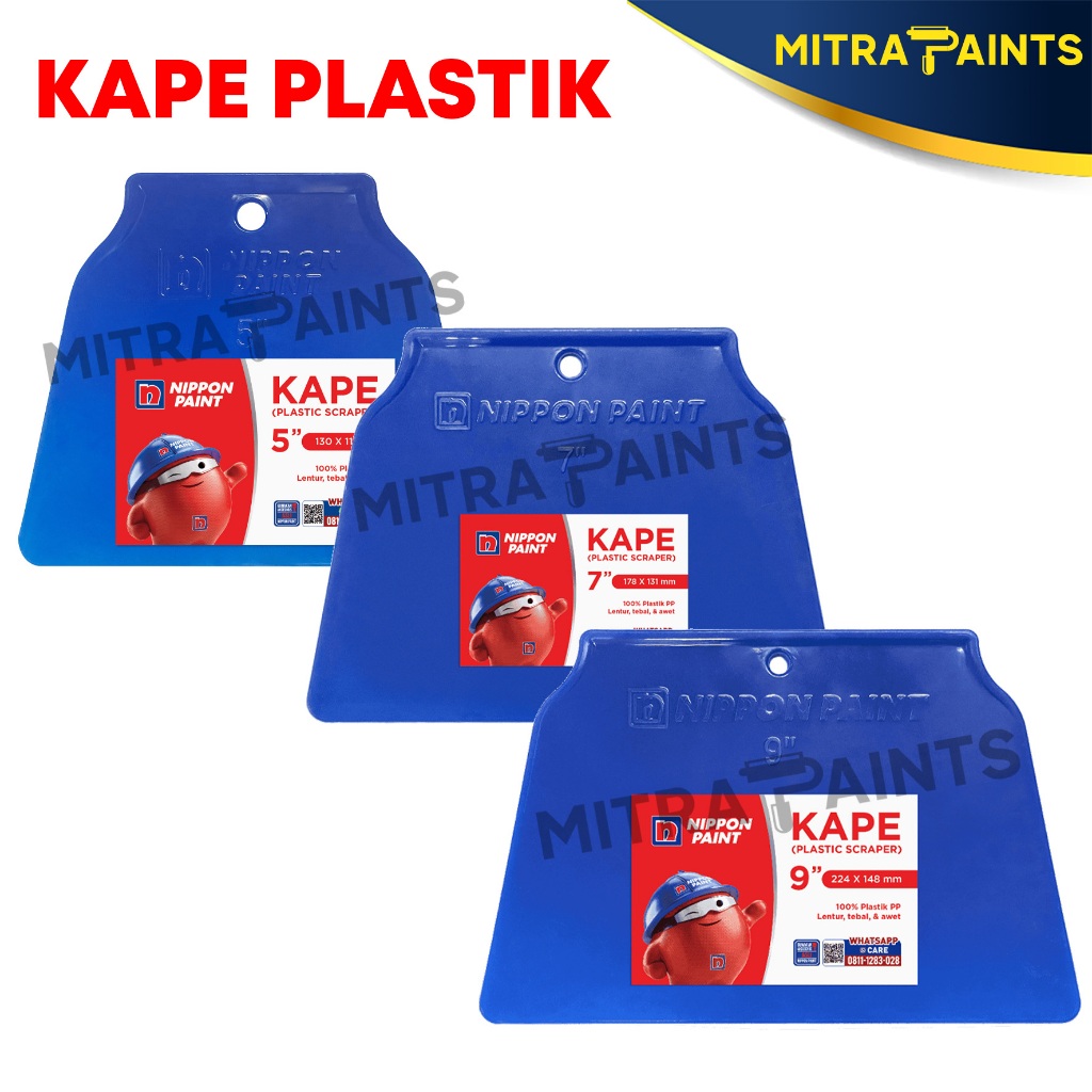 Jual KAPE PLASTIK NIPPON PAINT / SKRAP / KAPE PVC / SEKRAP SCRAPPER ...