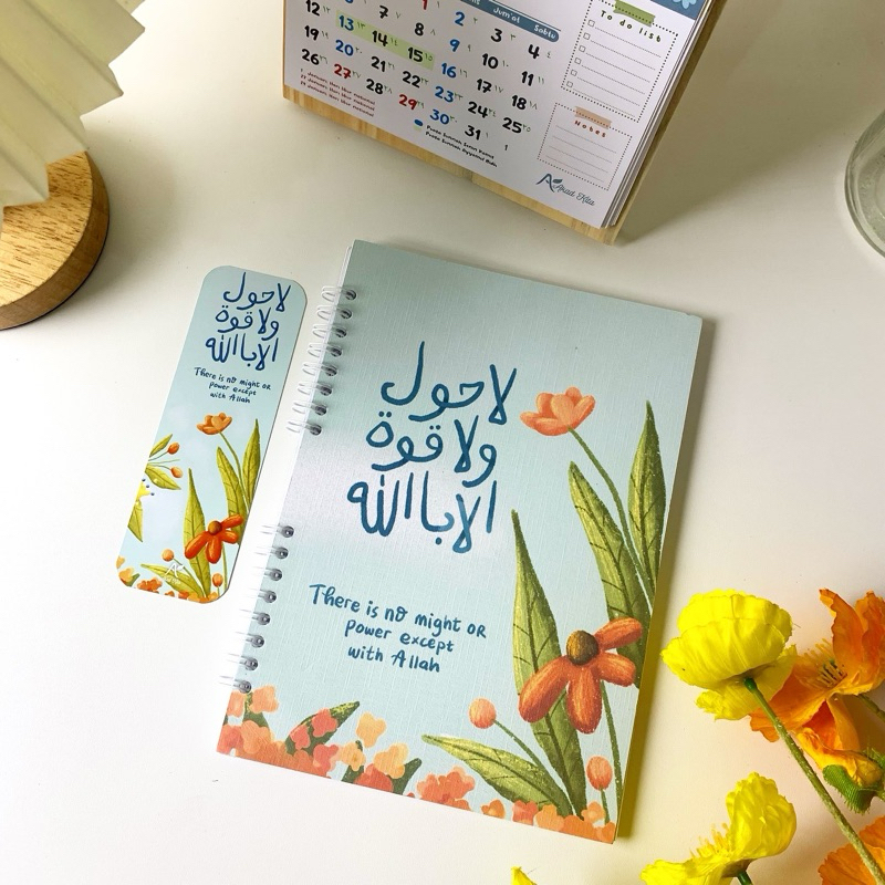 Jual Notebook Spiral Islamic A5 Buku Catatan Tulisan Quotes Reminder ...