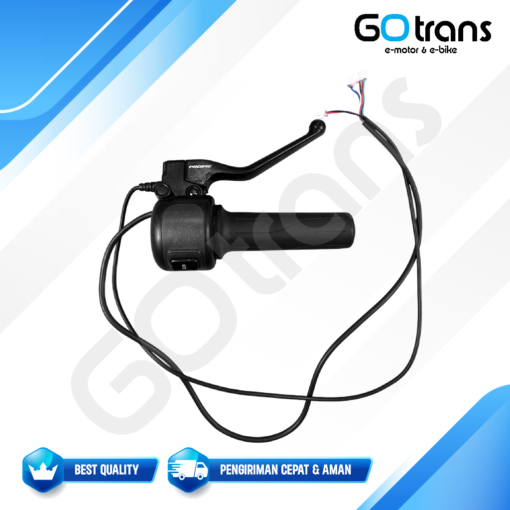 Jual Gotrans Gas Sepeda Listrik Pacific Vertex / Throttle E-bike ...