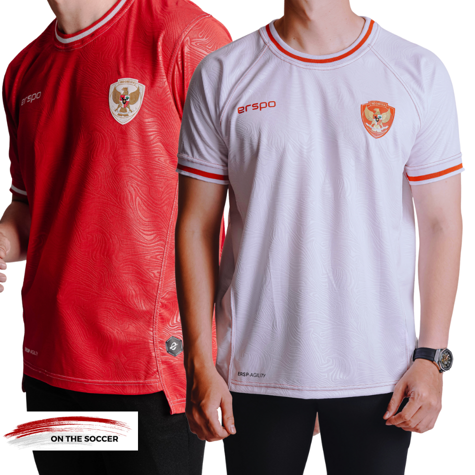 Jual Jersey Timnas Indonesia Erspo Dewasa 2024 Big size Unisex Bahan Brazil Embos Terlaris ...